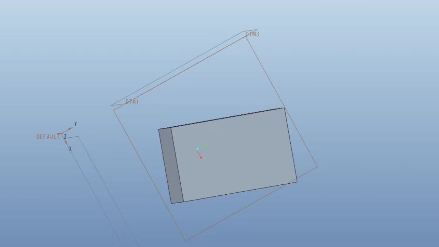 Creo沉头螺丝孔在工程图表示