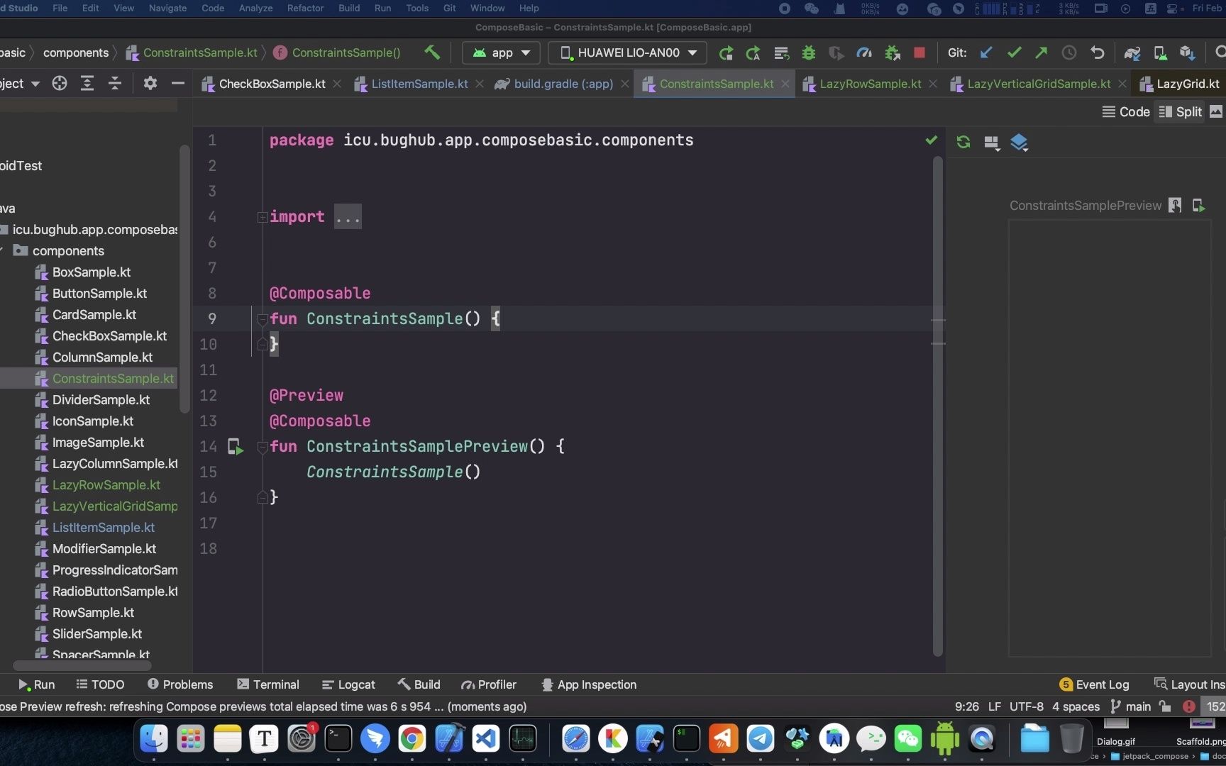 Jetpack Compose 之ConstraintLayout 用法(一)