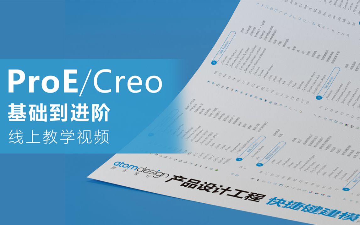 第一章 Creo界面讲解及快捷键导入(合集)