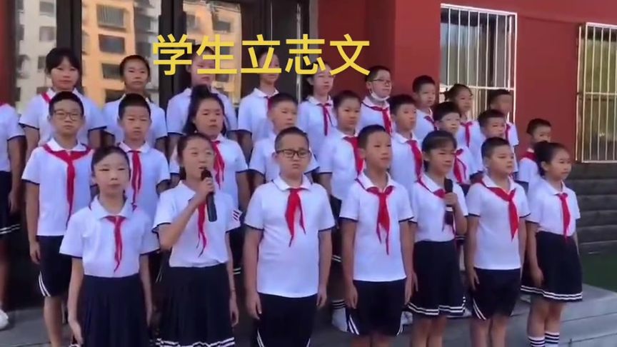 学生立志文!少年强则国强!