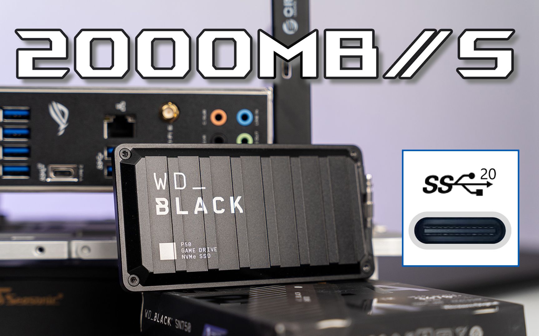 是什么限制了你移动硬盘的速度 WD BLACK P50 SSD 出差体验S01E01