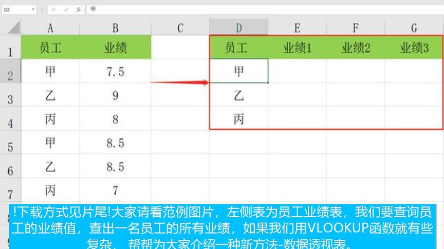 必备Excel实用功能,表格数据一对多查询,数据透视表灵活应用