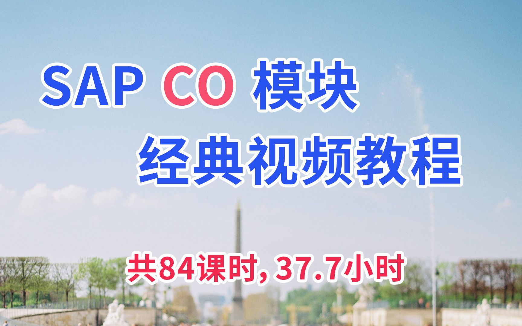 SAP CO模块PA视频课程 SAP 管理会计 视频课程 FICO 中文讲解 英文...