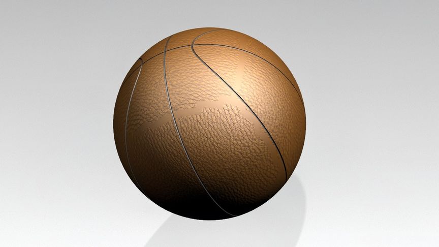 NX CAD篮球3D建模