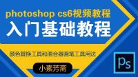 《ps cs6入门基础视频教程全集》颜色替换工具和混合器画笔工具用法