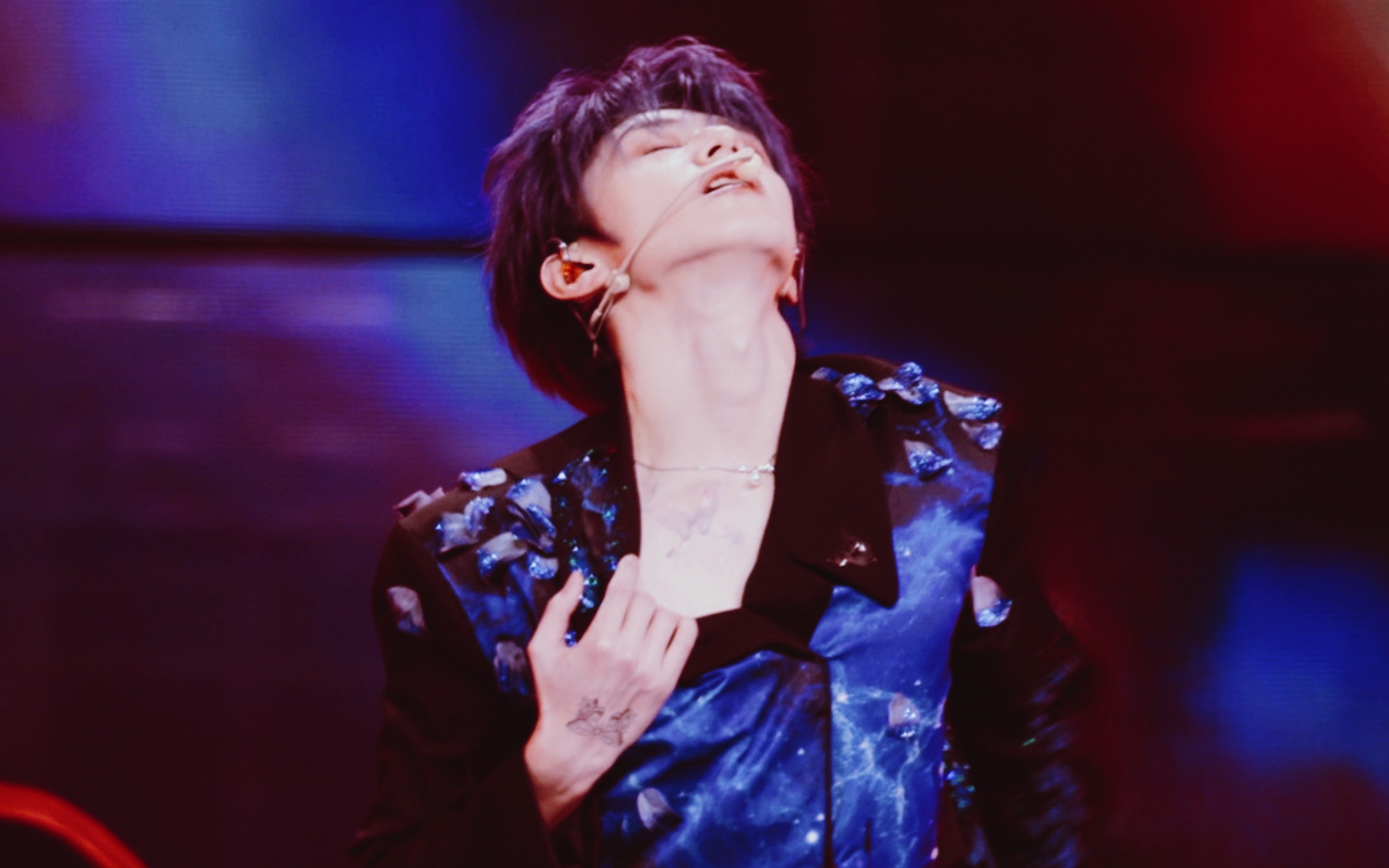 【朱志鑫】拉领口太犯规了!性感到尖叫!《Bad Guy》4K横屏直拍focus