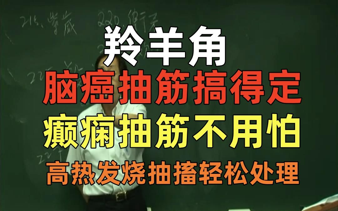 倪海厦 羚羊角 脑癌 癫痫抽筋必用的药 高热发烧抽搐不用怕 神农本草经
