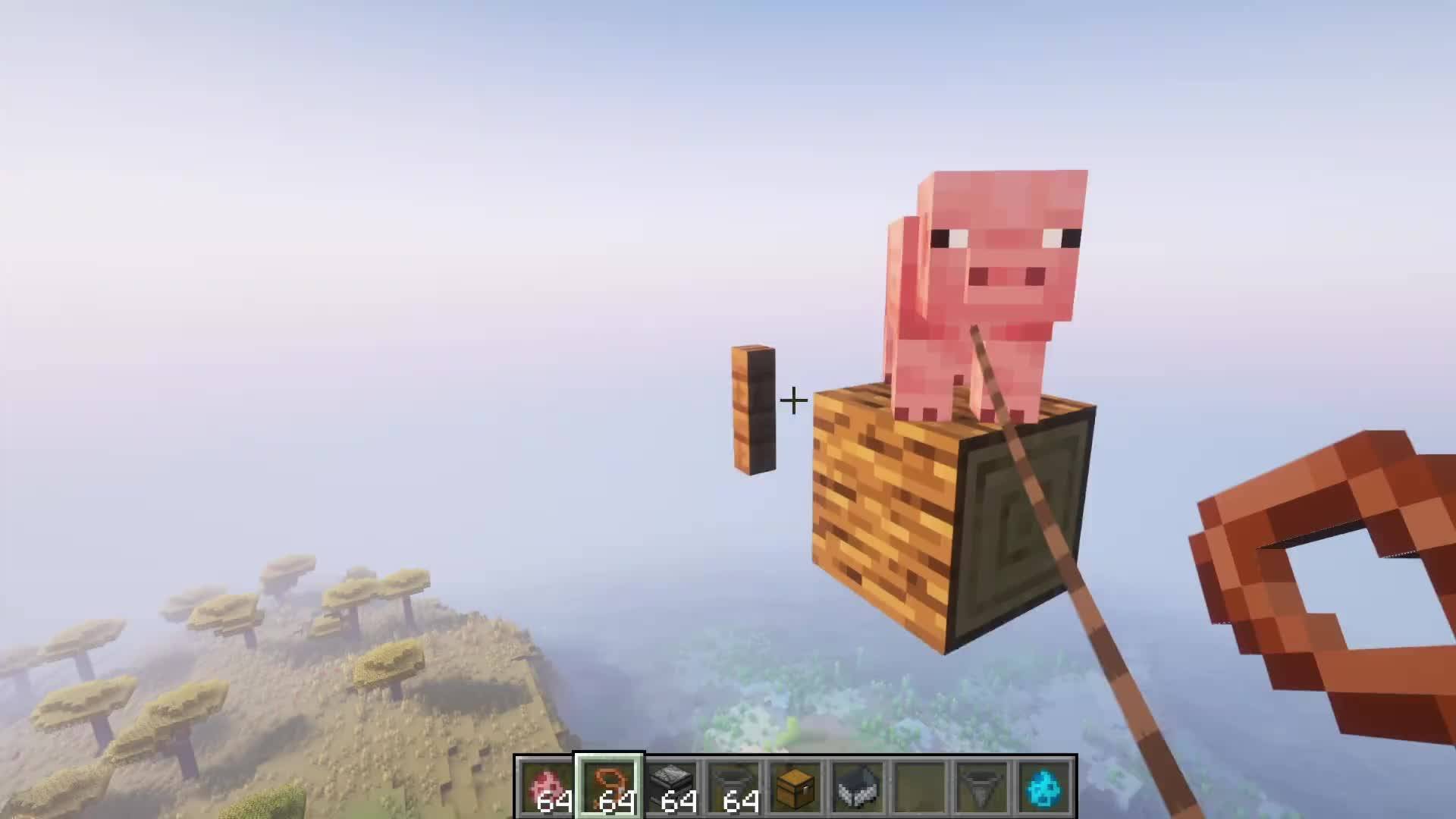 我的世界:跨维度绳结同步术,物理学不存在了! #我的世界 #游戏内容...