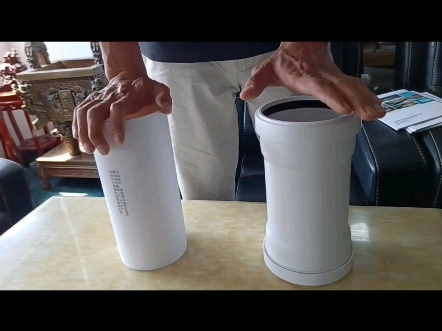 PP超静音管道连接方式中的一种胶圈承插连接#PP聚丙烯静音排水管...