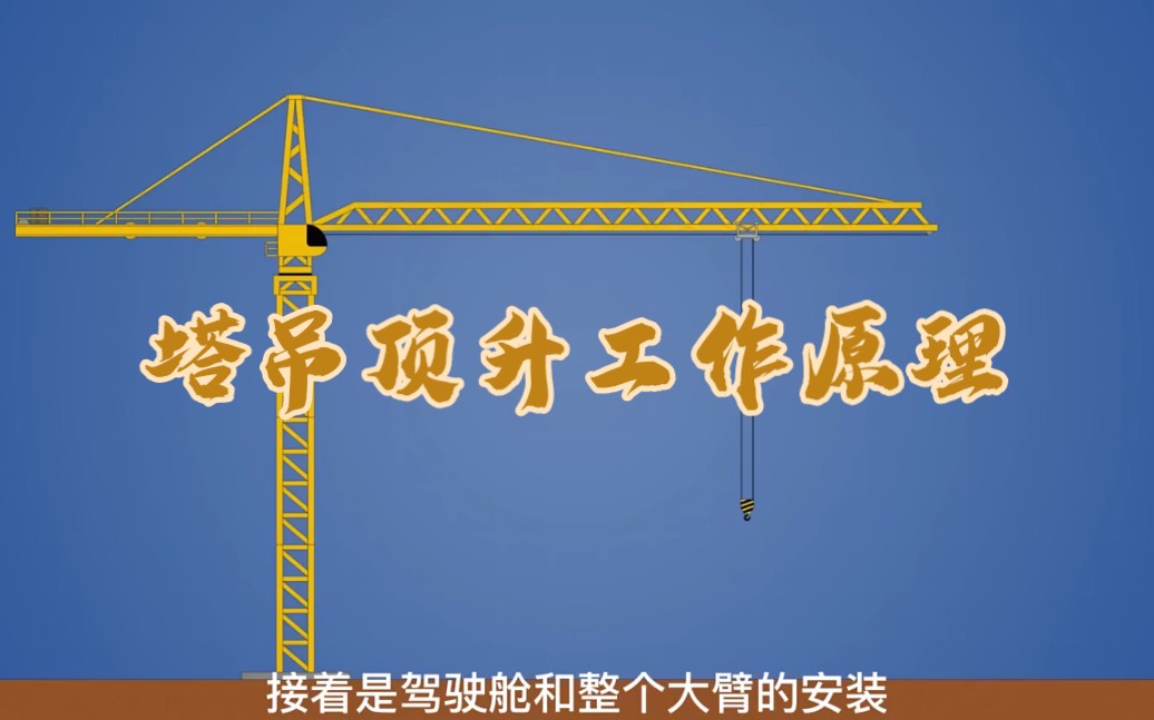 塔吊顶升工作原理