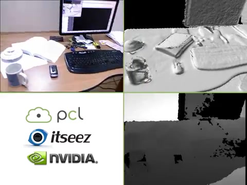 Asus/Kinect Fusion PCL demo on GPU
