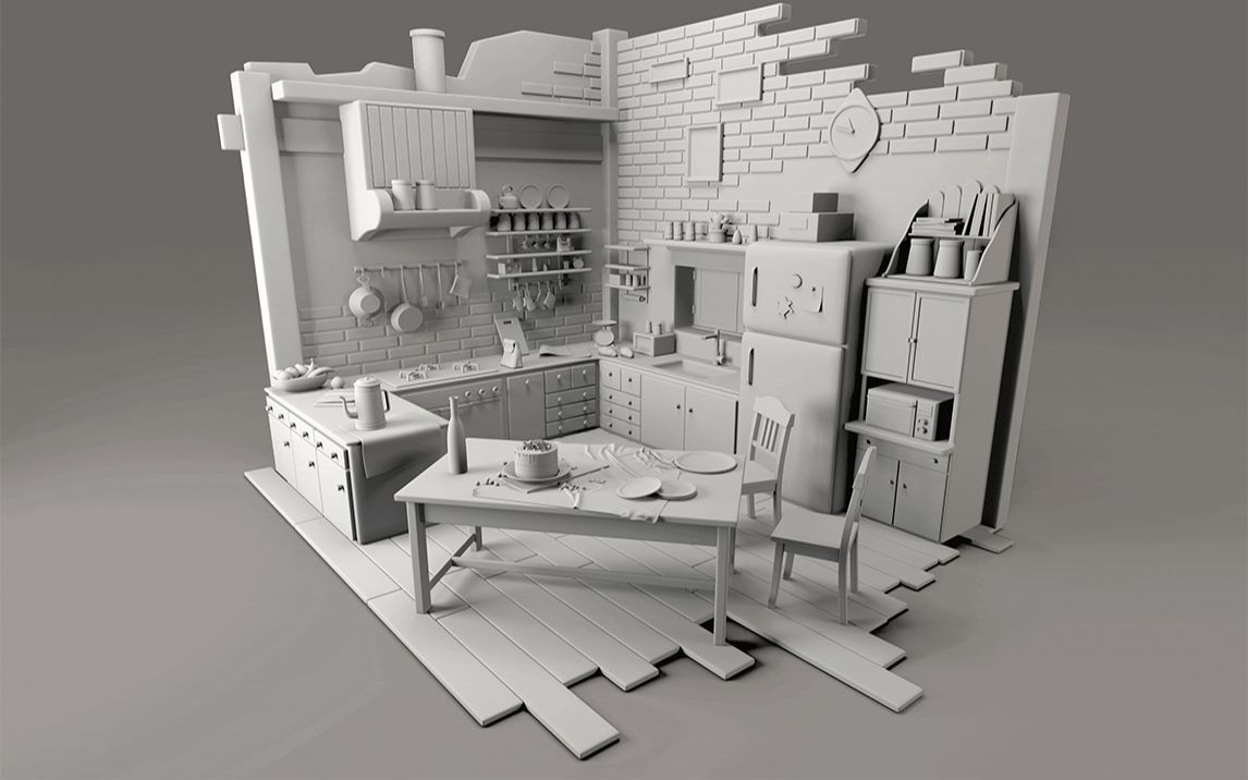 3Dmax场景建模:零基础写实房子模型制作全流程