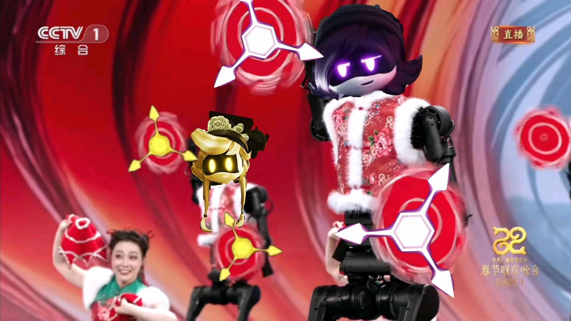 地球重建后人类与机器人过年be like: