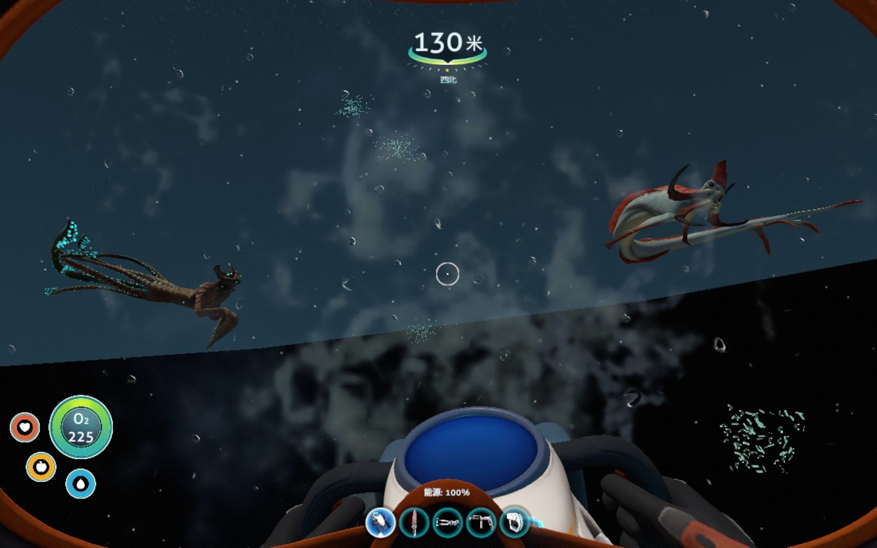 【Subnautica】深海迷航解毒后浅海全5只海皇利维坦位置展示