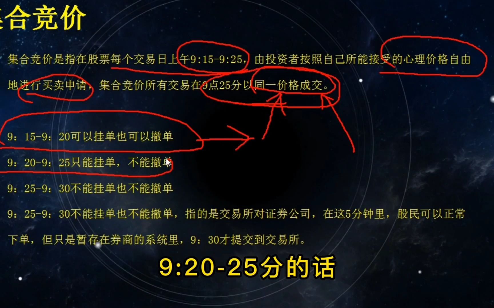 A股必须搞懂的股票集合竞价规则,成交规则!
