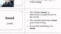 found 找到 英语单词读音意思例句