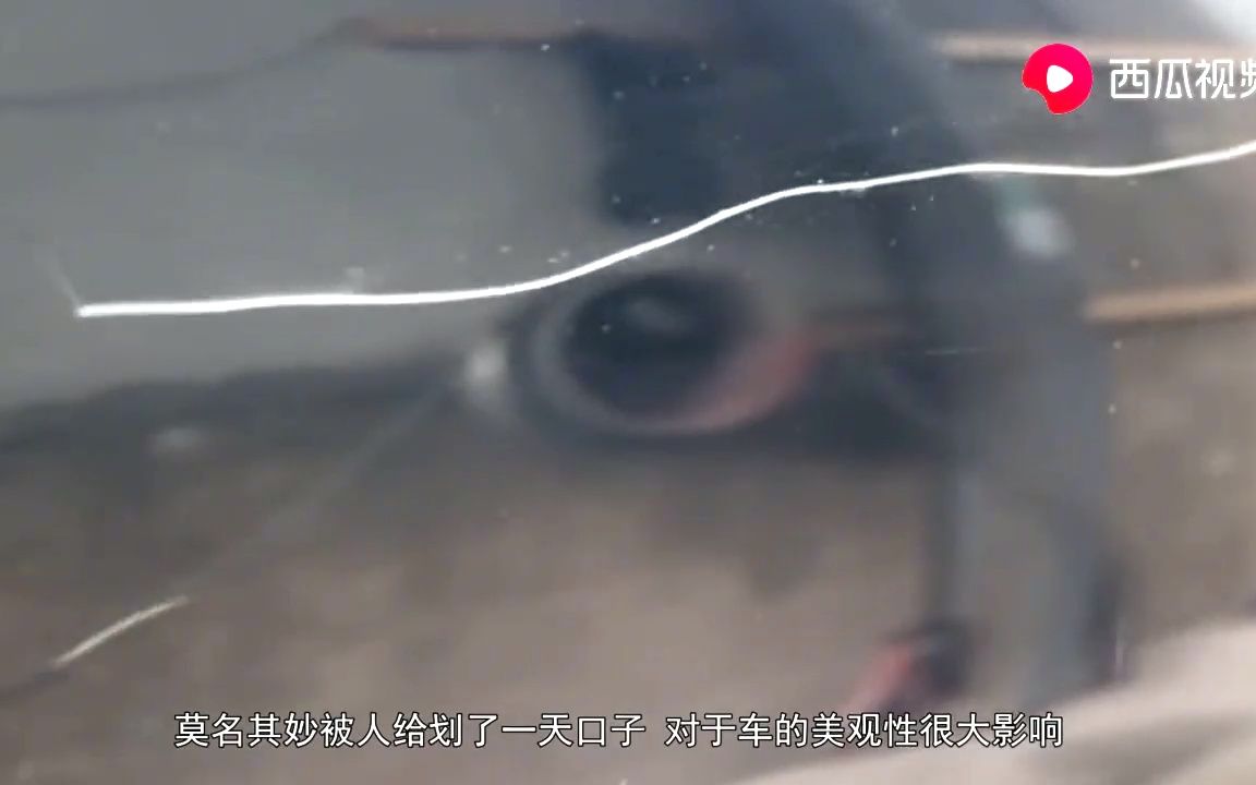 汽车被划伤了怎么修复?看下国外大神是怎么修复,这技术了得呀