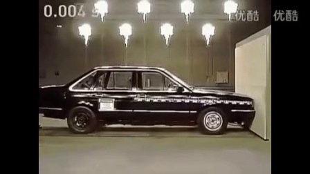 看看当年桑塔纳100公里时速碰撞测试