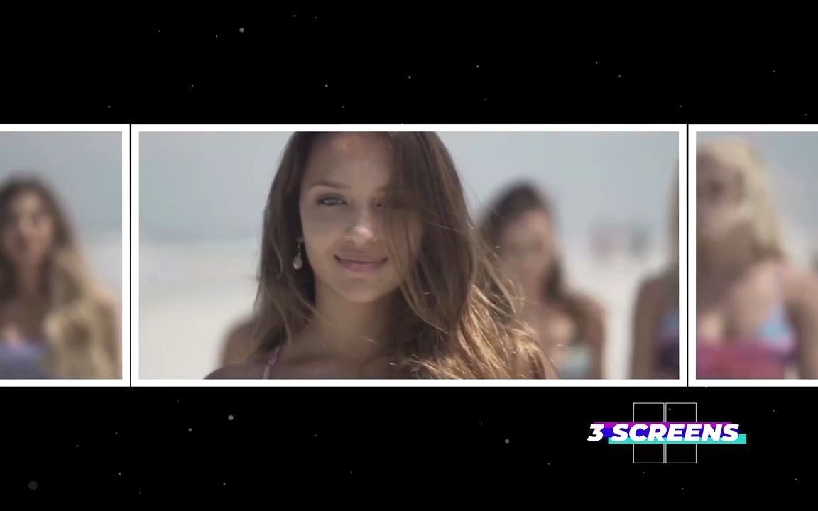 Pr预设 4K切割划分2等分3分4分5分屏幕分屏效果 Pr素材