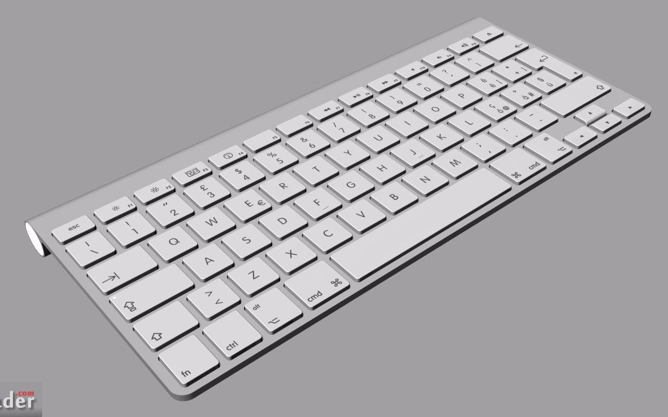 C4D苹果键盘教程