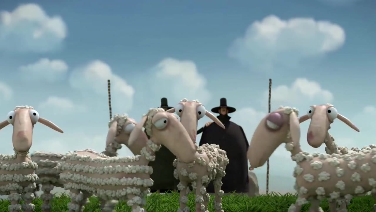 为了让理念不同的两群羊不打架,猎人想出了哪些办法?