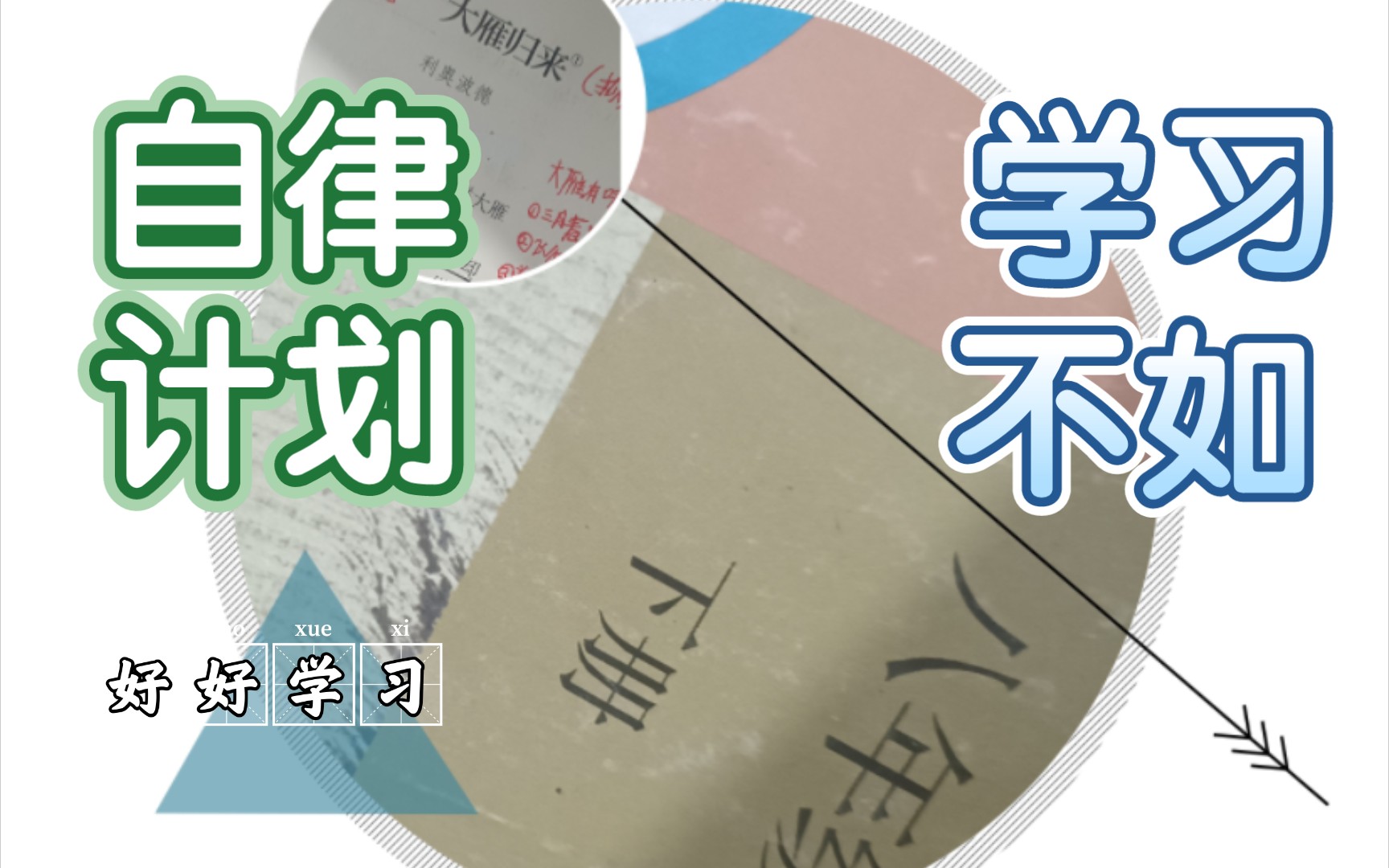 八年级下册语文第七课《大雁归来》手写笔记!
