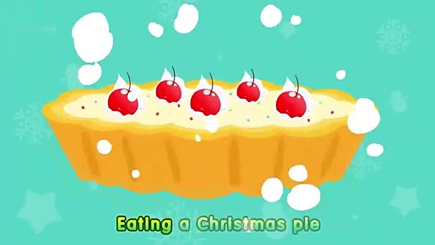 早教英文儿歌,小男孩自制美味的樱桃披萨,益智卡通动画