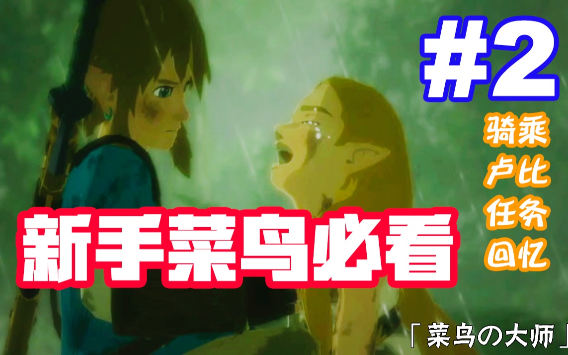 塞尔达传说旷野之息新手菜鸟初级玩家入门必看2之骑乘卢比任务回忆...