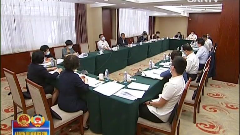 山西代表团举行小组会议|山西新闻联播