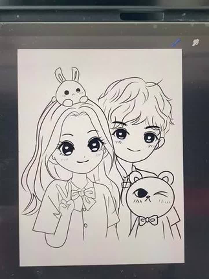 免费人物手绘简笔画,快来试试吧绘画