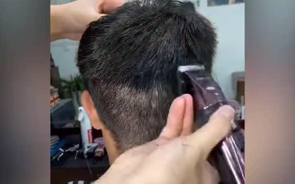 男士短寸在家用卡尺剪发教学