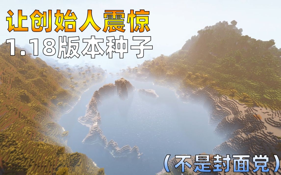 MC1.18版本让创始人Notch都为之震惊的种子!?(附种子)_哔哩哔哩...