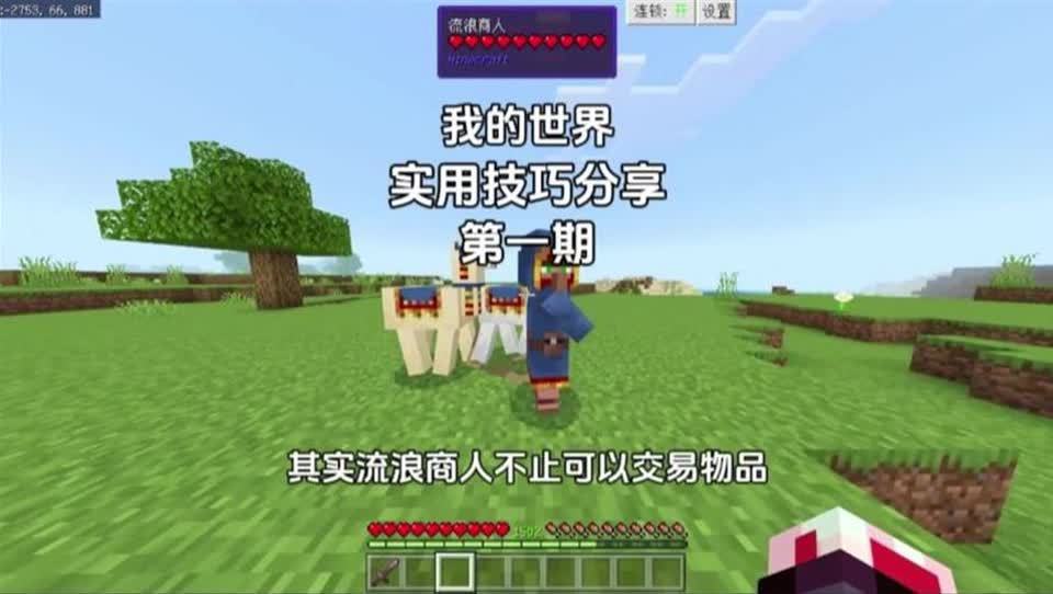 我的世界:你不知道的实用技巧分享第一期我的世界mc