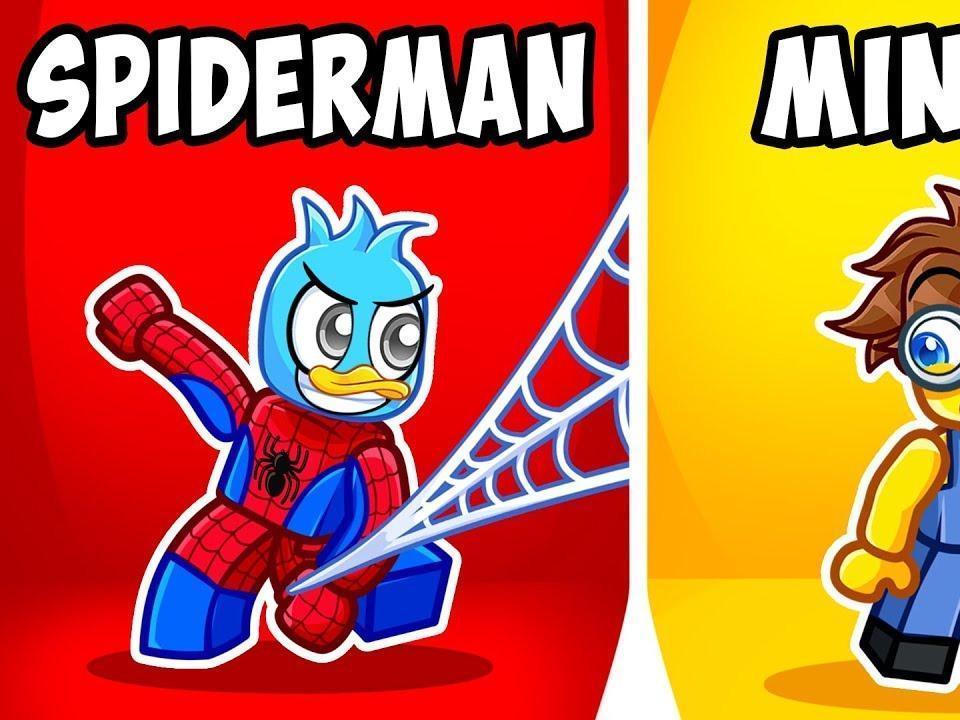 Roblox选择模拟器:蜘蛛侠和小黄人到底谁更厉害! #roblox