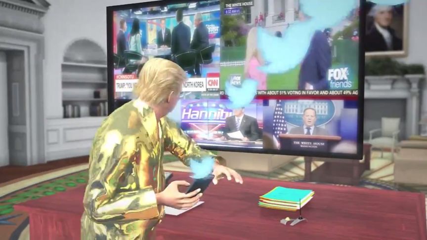 搞笑!美国总统就职百日,特朗普办公室一天的日常