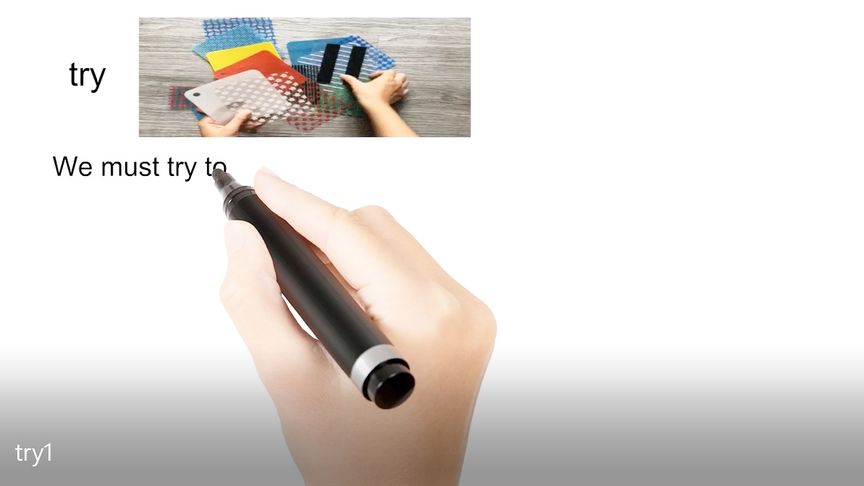 英语思维角度学动词try的意象1英语学习方法