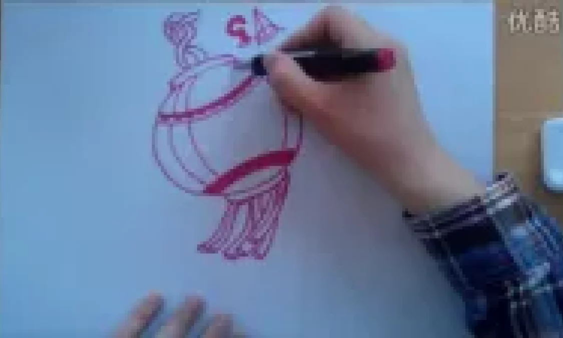 儿童画灯笼的画法根李老师学画画