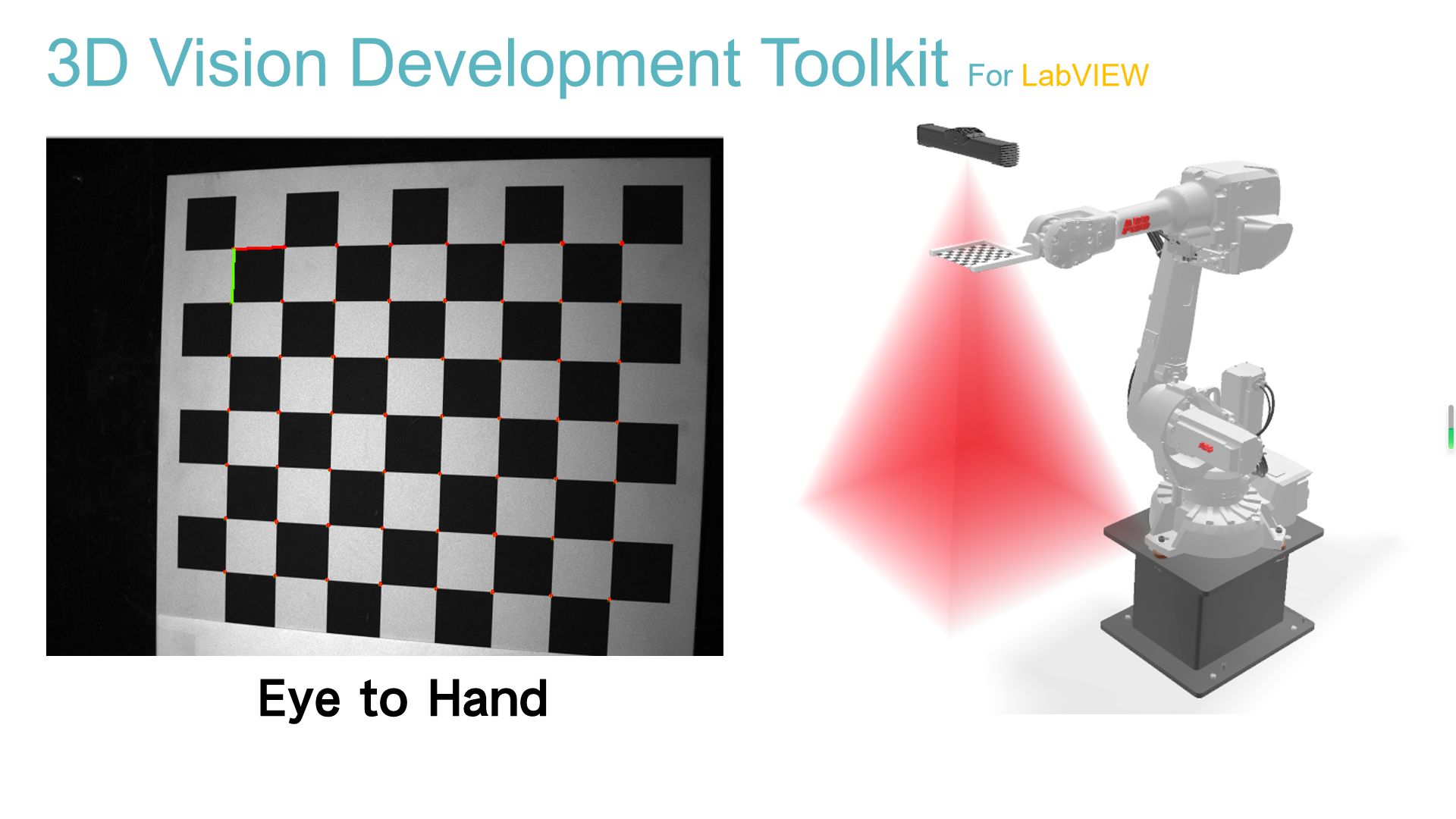 LabVIEW 3D视觉开发工具包系列教程——4.2 眼在手外标定