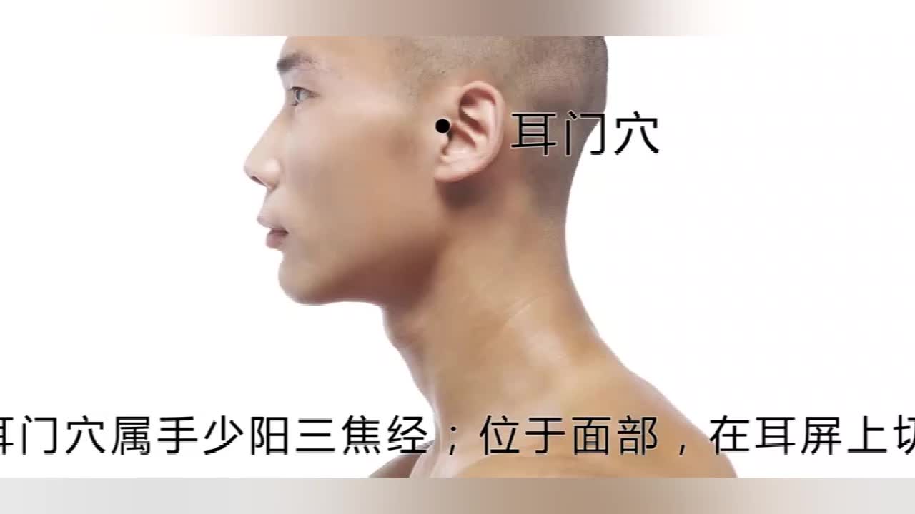 中医艾灸针灸取穴-耳门穴