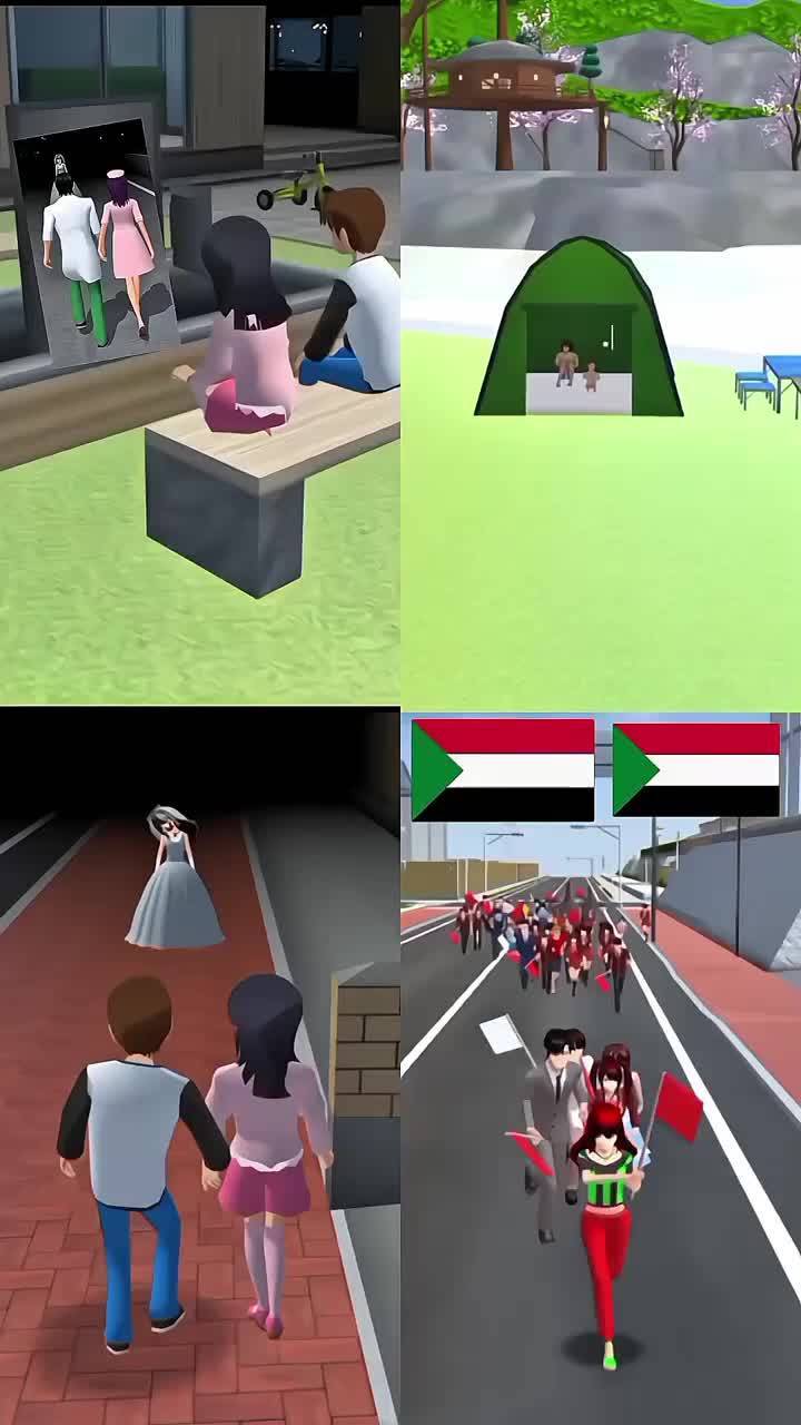 搞笑动画 #游戏 #二次元 #樱花校园模拟器