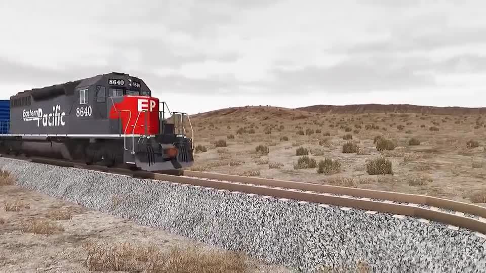 火车模拟器:火车 vs 坑洼