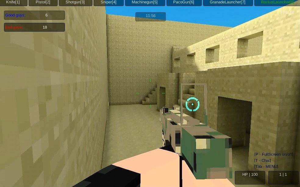 我的世界cs精简版:这人还玩躲藏?