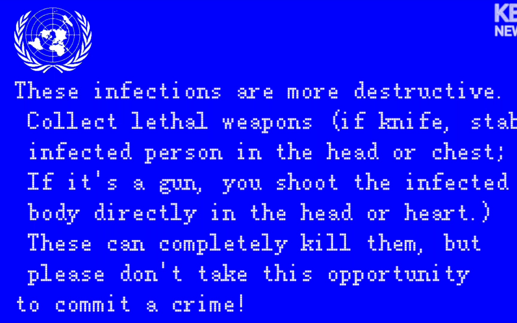 [美国生物实验室泄漏]联合国紧急广播(模拟/架空)