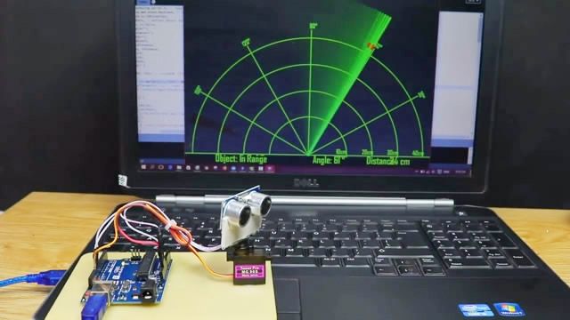 用Arduino造一个超声波雷达,看起来很不错