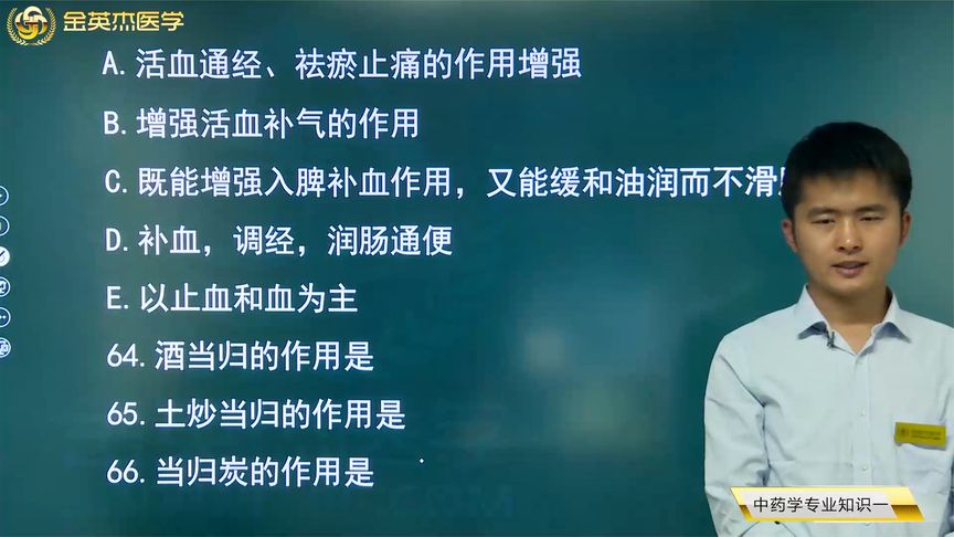 酒当归、土炒当归、当归炭作用,蜜炙法、盐炙法、酒炙法炮制中药