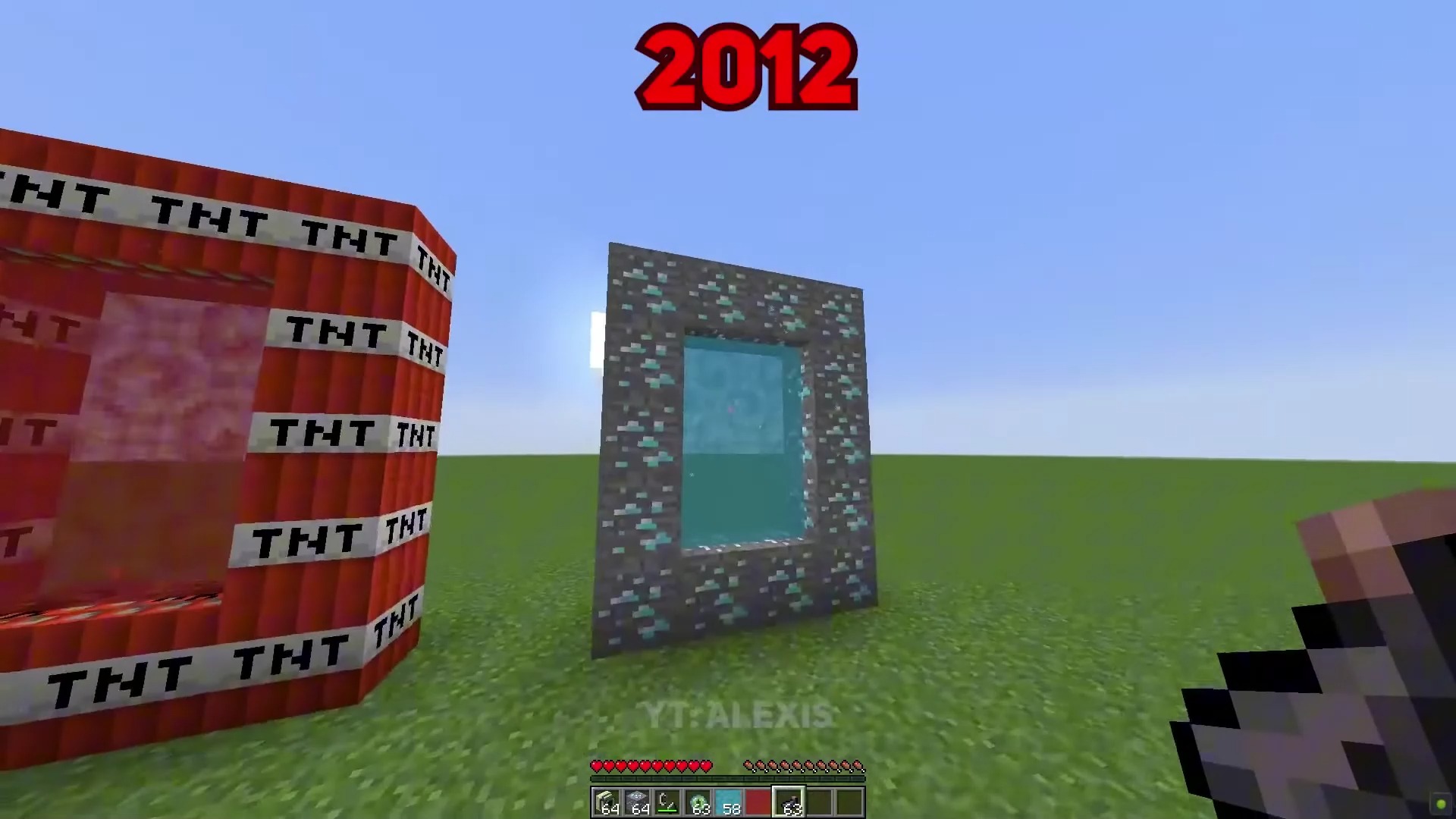 我的世界:不同年代的游戏,差距有多大呢_单机游戏热门视频