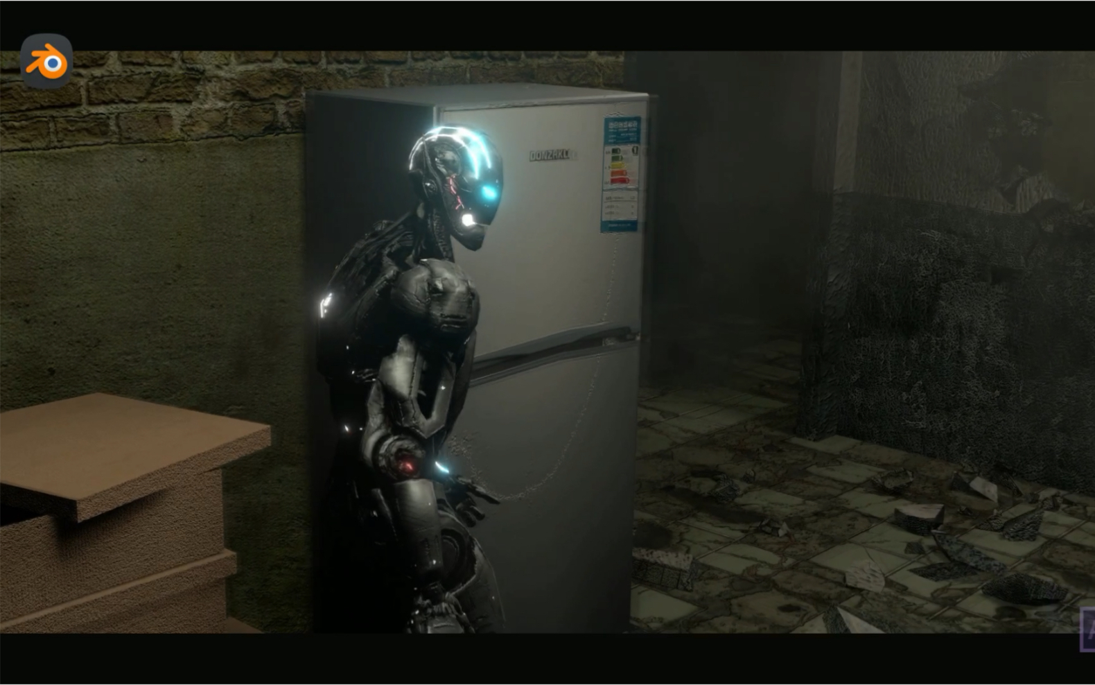 cg模拟破坏烟雾动画(blender 3dmax)