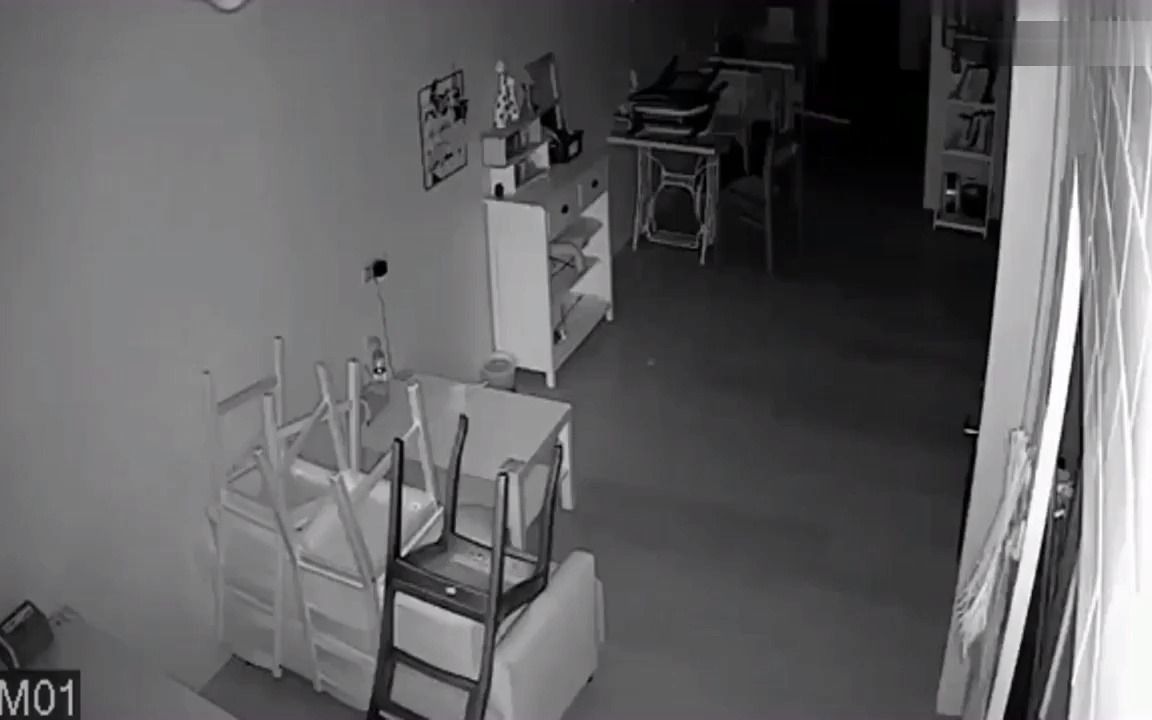 灵异:监控视频拍下的灵异事件,太吓人了吧