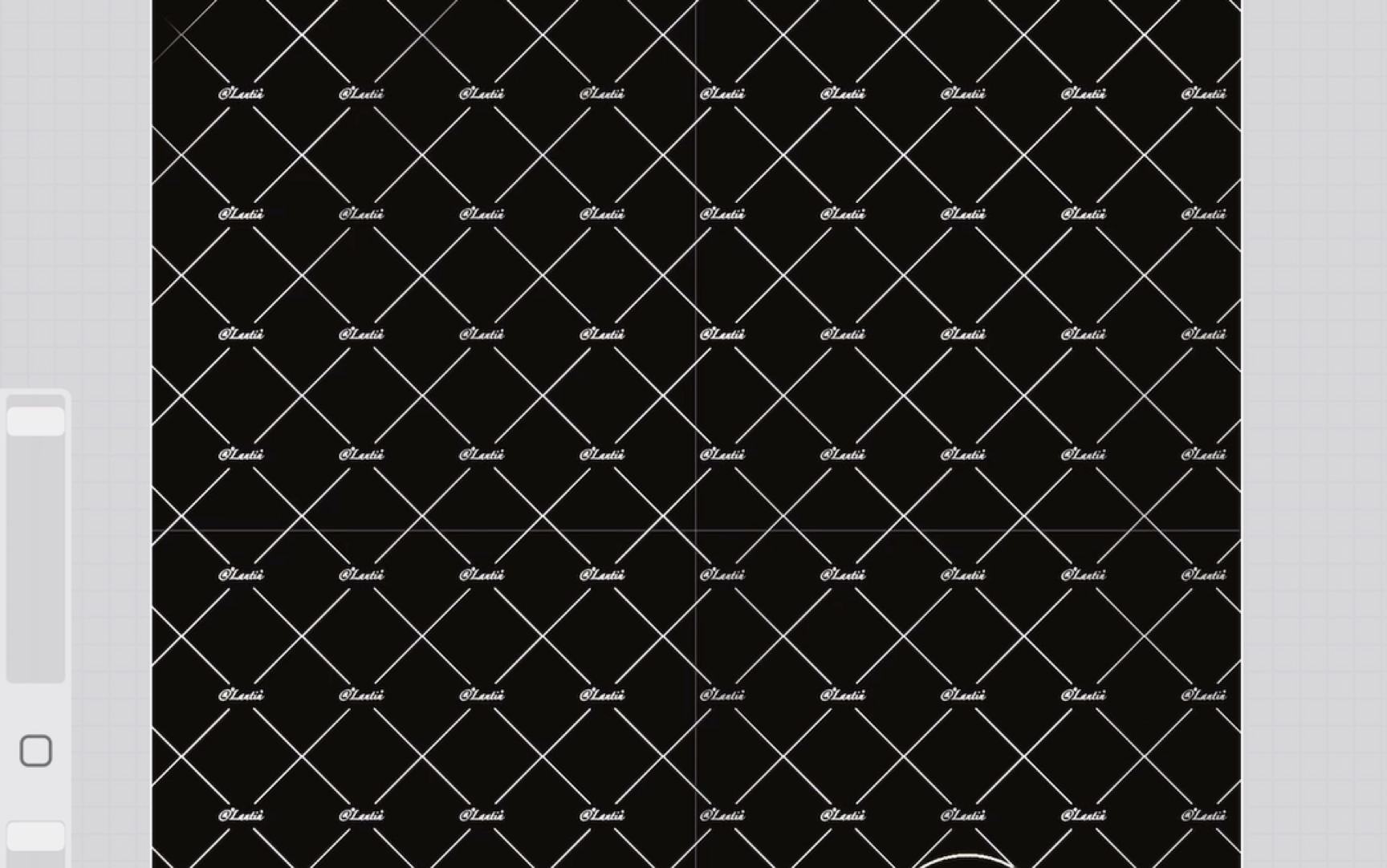 饭圈美工之满屏水印如何制作教程procreate版