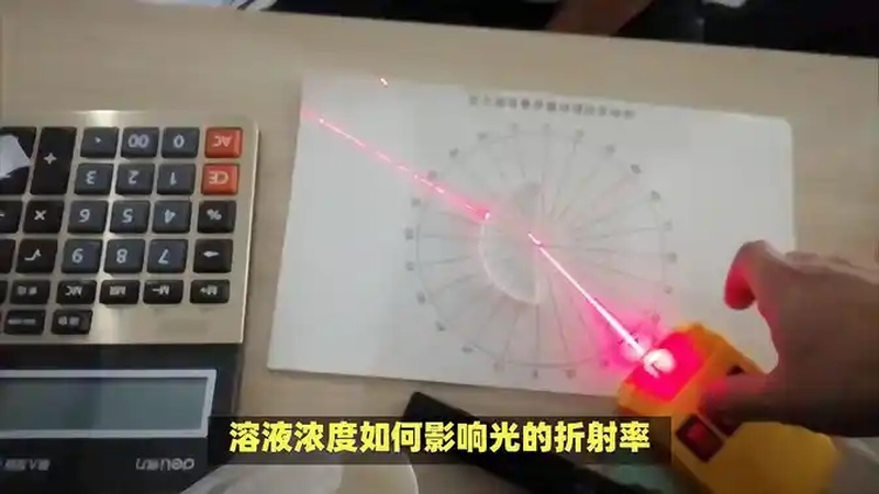 浓度影响光的折射率